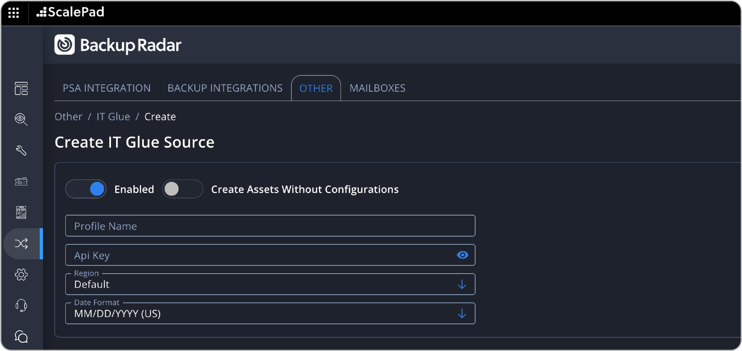 Backup Radar + IT Glue | ScalePad
