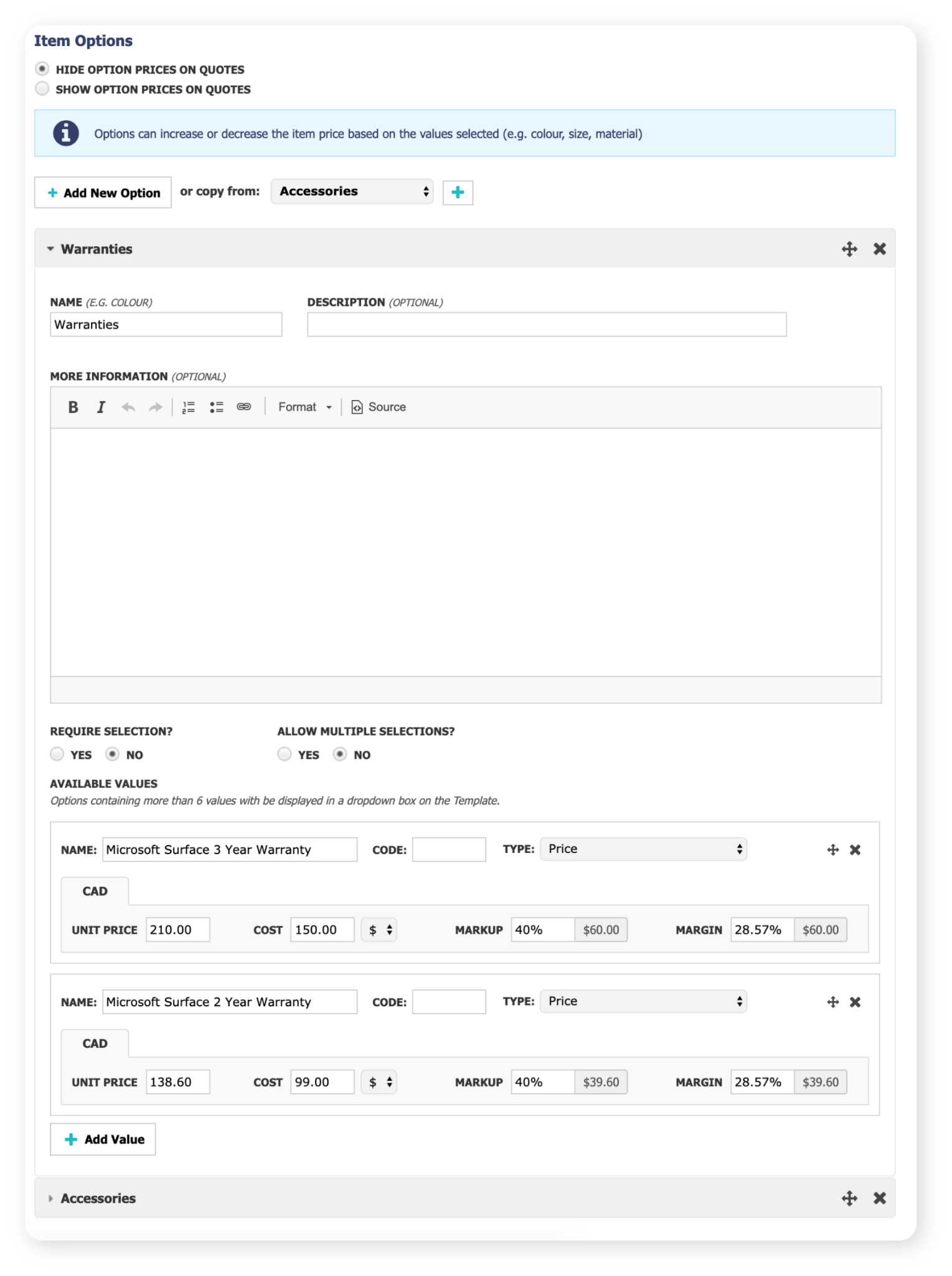 Quoting Software | Features for Building Quotes | Quoter